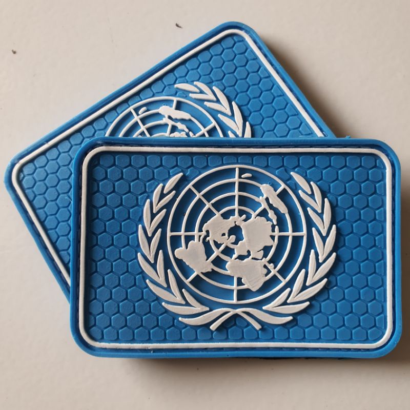 Jual PATCH RUBBER LOGO UNIFIL LEBANON KOTAK/TEMPELAN EMBLEM KARET ...