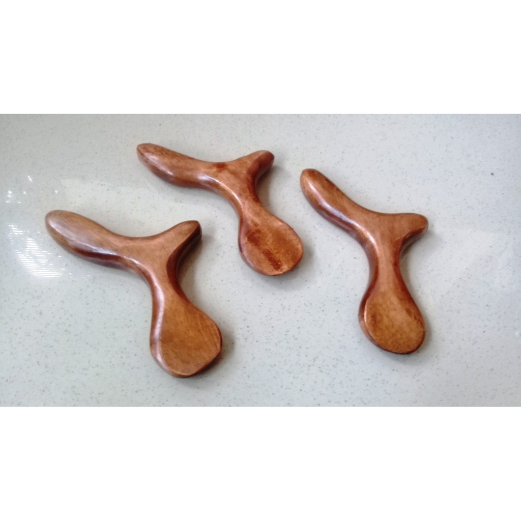 Jual Alat Pijat Kerokan Kayu 3 in 1 Model Tembakan Gabun Reflexology ...
