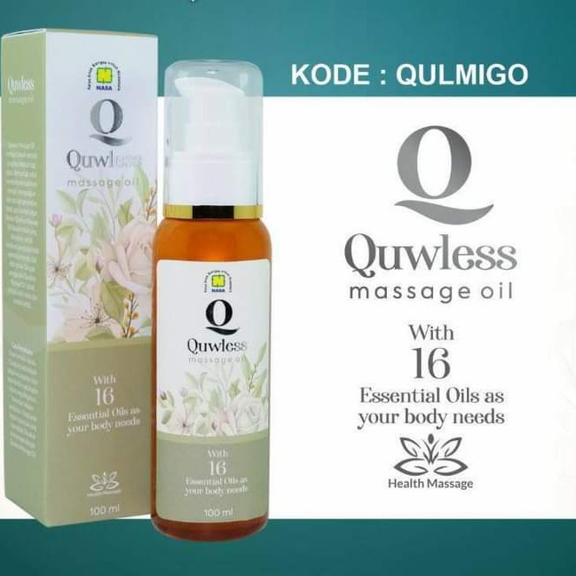 Jual Qulmigo Quwless Message Oil Original Nasa / Minyak Balur Qulmigo ...