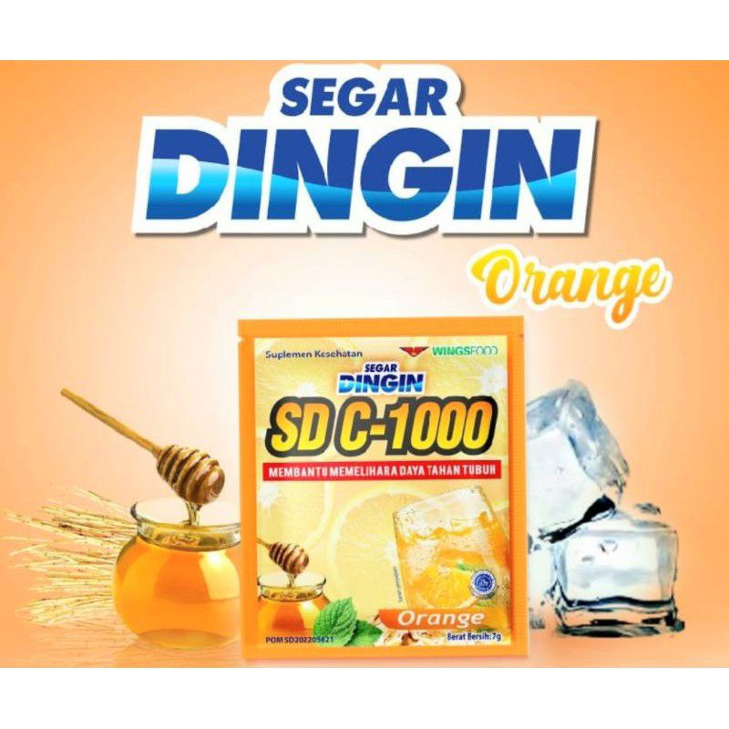 Jual segar dingin SDC-1000 orange renceng 12pcs | Shopee Indonesia