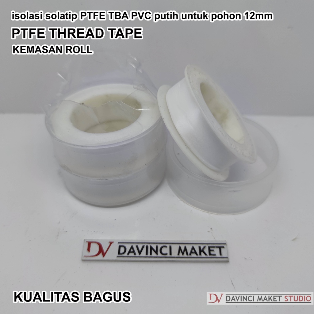 Jual Isolasi TBA PVC Putih - PTFE Thread Seal Tape Selotip Solatip ...