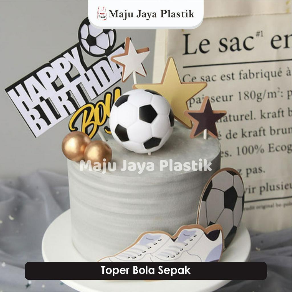 Jual Hiasan Topper Kue Figurine Sepak Bola Pemain Sepatu Basket Toper ...
