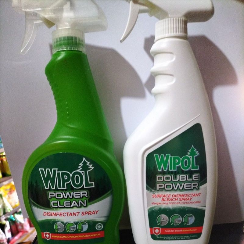 Jual Wipol Double Power Surface Disinfectant Bleach Spray/POWER CLEAN ...