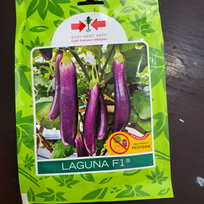 Jual benih terong ungu Laguna F1 400 butir cap panah merah | Shopee Indonesia