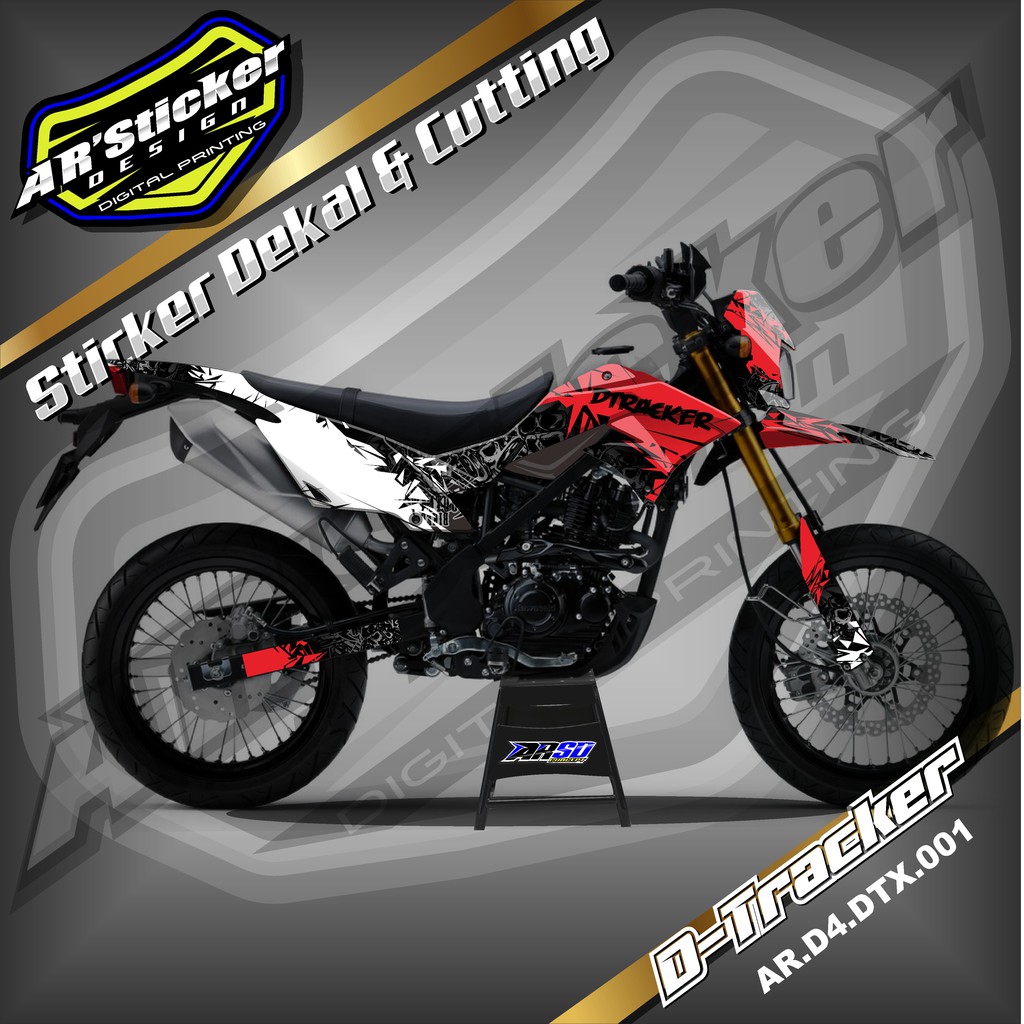 Jual Decal Kawasaki Dtracker Full Body, Stiker Dekal Dtracker Full Body ...