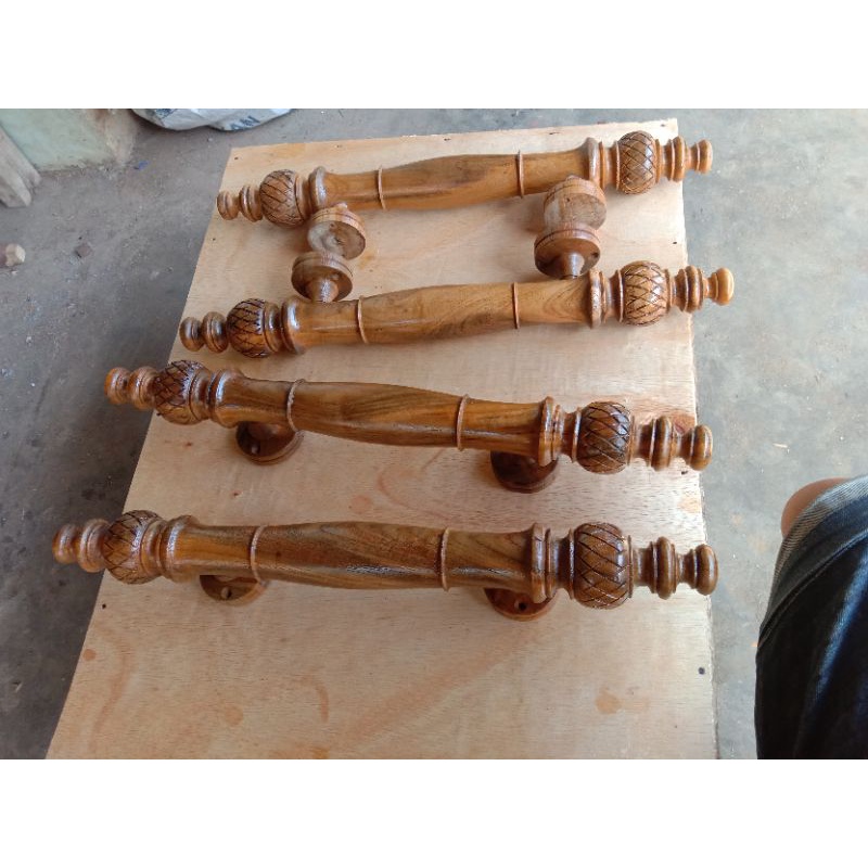 Jual handle pintu kayu jati gagang pintu hendel tarikan pintu | Shopee ...