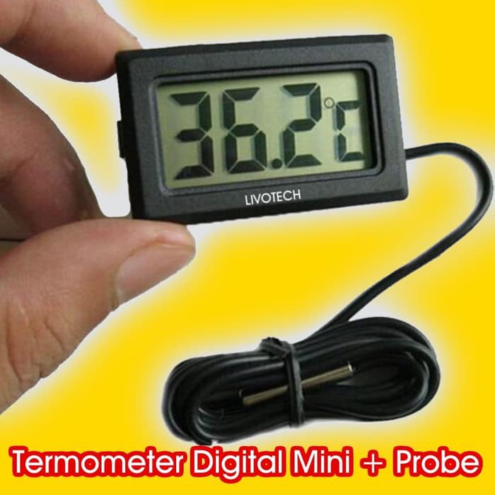 Jual Distributor Digital Thermometer dengan Probe 1 meter (termometer ...
