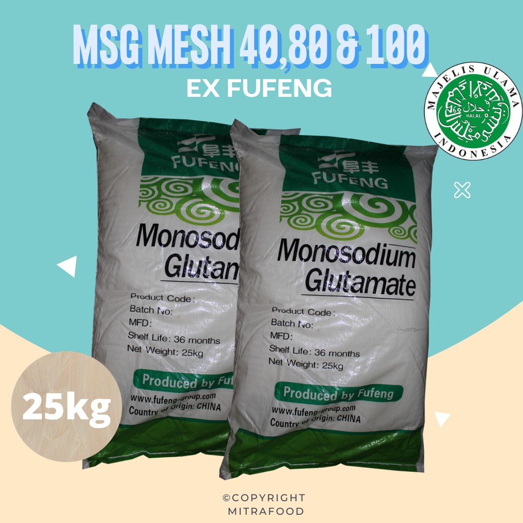 Jual MSG mesh 40,mesh 80 & mesh 100 Ex. Fufeng | Shopee Indonesia