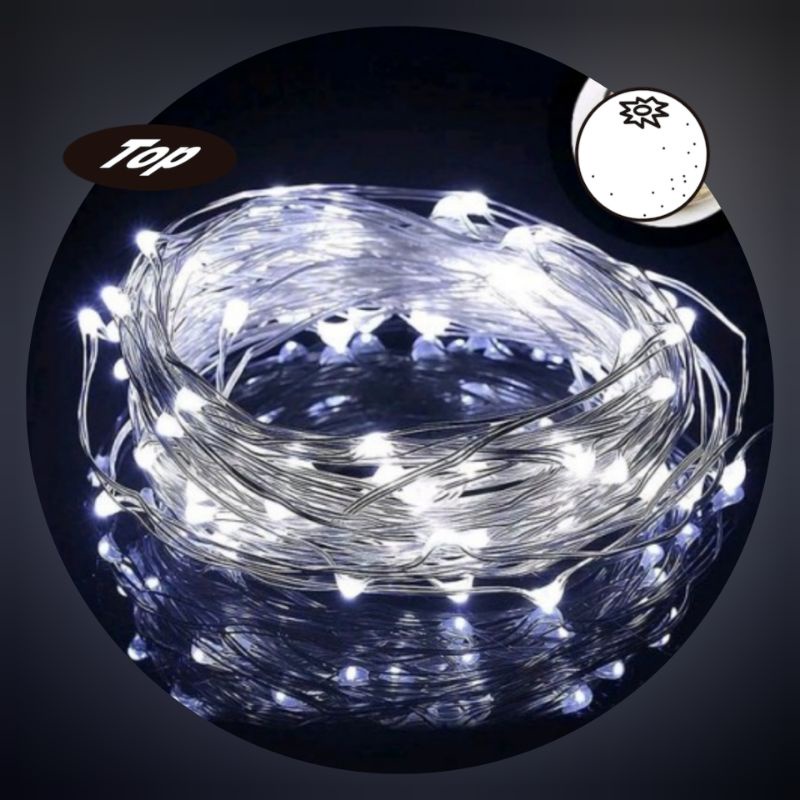Jual Lampu Kawat LED Warna Putih Tambahan Bingkai/Buket (Panjang 1 ...