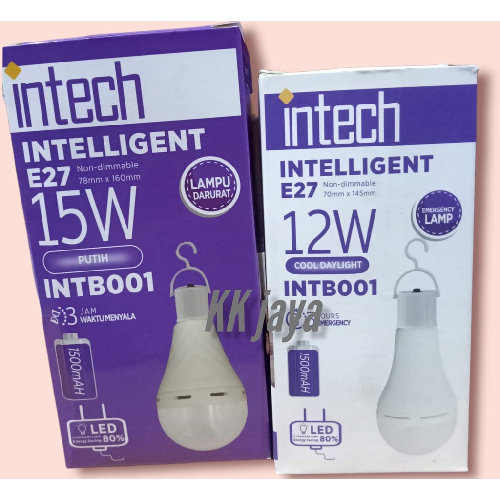 Jual LAMPU EMERGENCY LED 15W INTECH dan 12W INTECH | Shopee Indonesia
