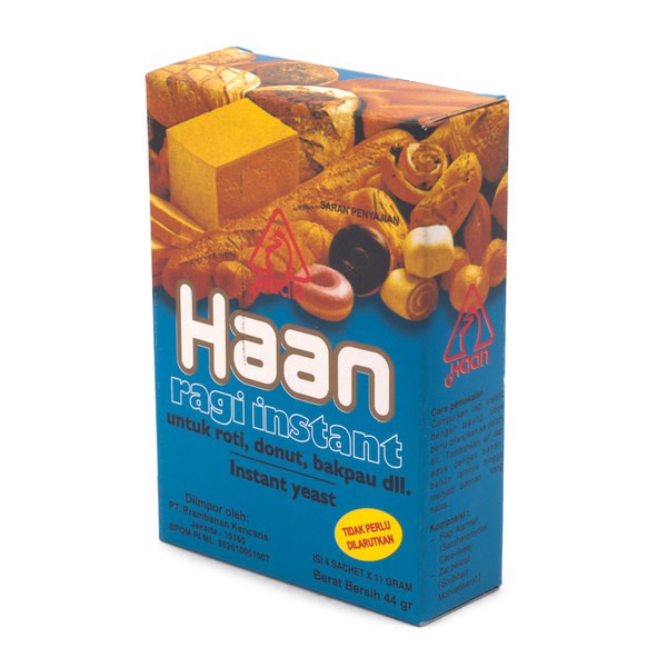 Jual RAGI INSTAN HAAN 44 GR (4SCHT X 11GR) | Shopee Indonesia