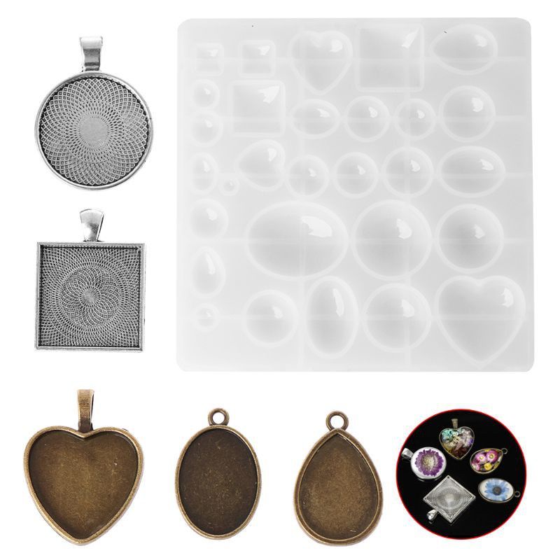 Jual Cetakan/ Mold/ Mould bentuk Liontin dan Bazel / Bezel Liontin ...