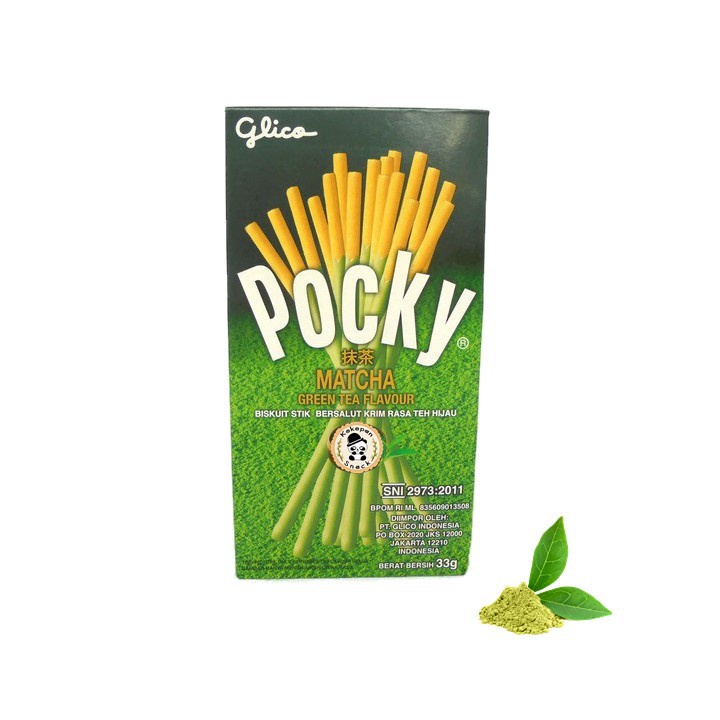 Jual Glico Pocky Matcha Green Tea 33gr barcode 8851019210223 | Shopee ...