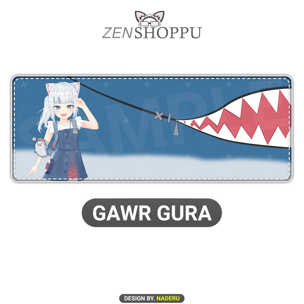 Jual Gawr Gura AO Ver. Hololive EN Deskmat / Mousepad | Shopee Indonesia