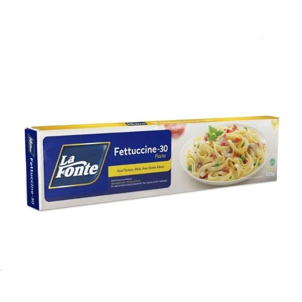Jual LAFONTE Fettuccine 30 Pasta 225 gram / Fettucine | Shopee Indonesia