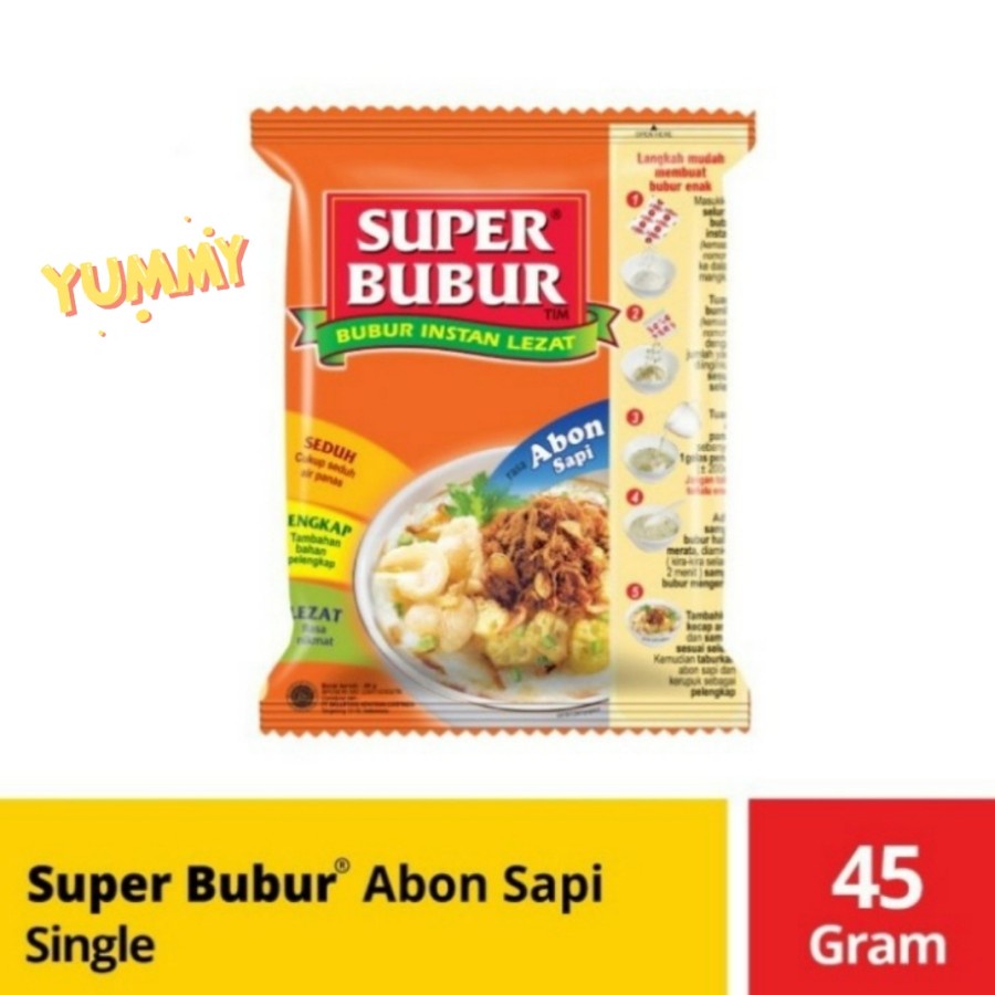 Jual super bubur instant abon sapi | Shopee Indonesia