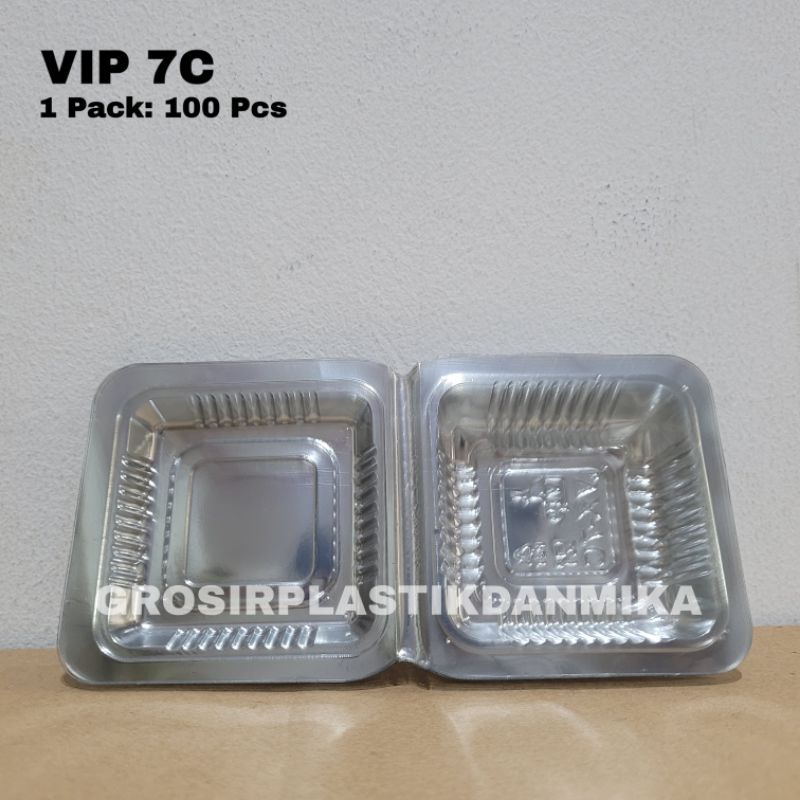 Jual [ 1 PACK ] MIKA KEMASAN KUE 7C / MIKA PLASTIK KUE MINI UKURAN 7C 1 ...