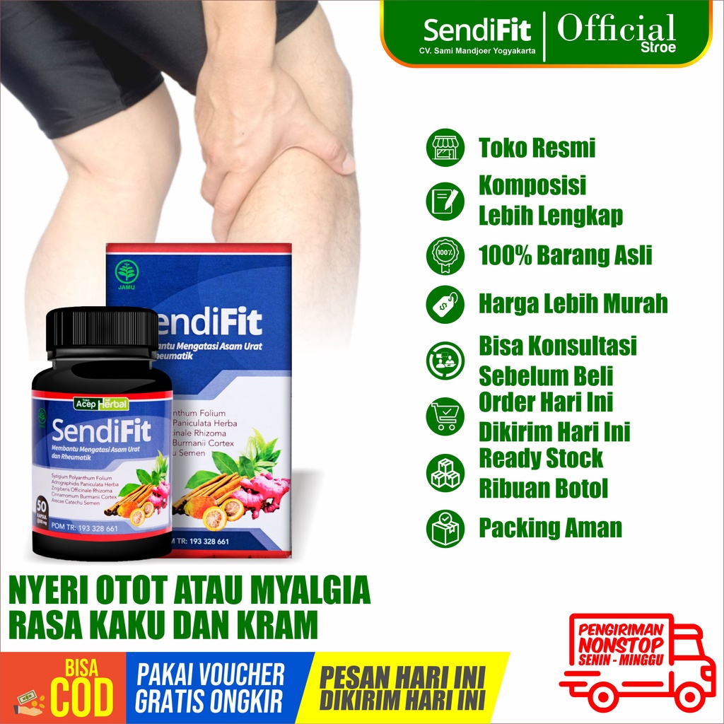 Jual Sendifit Obat Nyeri Otot Atau Myalgia Rasa Kaku Kram Tertarik ...