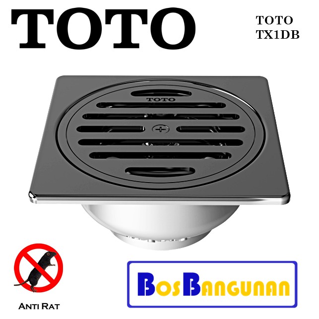 Jual Floor Drain TOTO TX1DB / Saringan Lantai Kamar Mandi TOTO TX1DB Anti Tikus | Shopee Indonesia