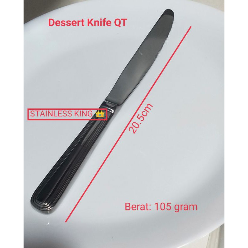 Jual Pisau Makan Pisau Dessert Stainless Table knife Dessert Knife ...