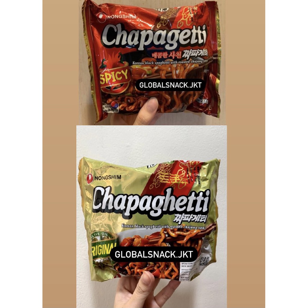 Jual Nongshim Chapaghetti / Chapagetti Spicy Parasite - Korean Black ...