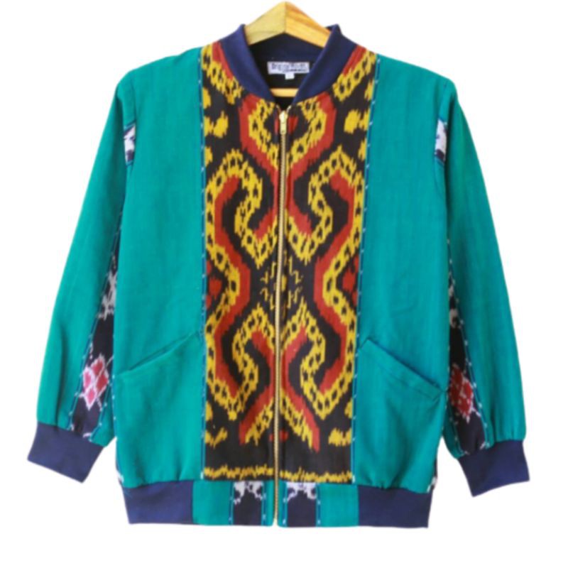 Jual Jaket Bomber Tenun Tradisional | Shopee Indonesia