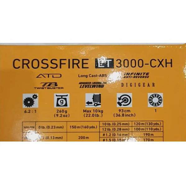 Jual Reel Daiwa Crossfire Lt 3000 Cxh | Shopee Indonesia