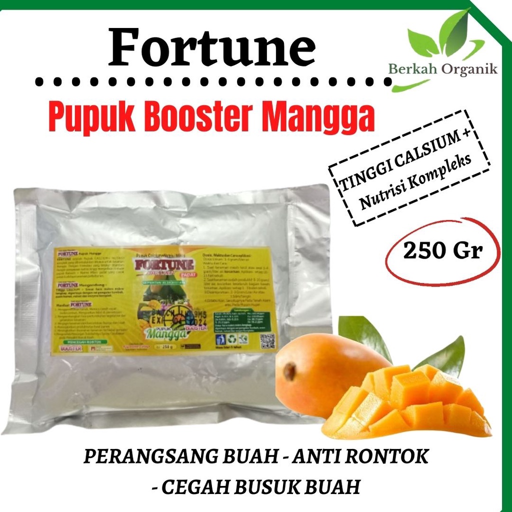 Jual Pupuk Mangga Booster Organik Perangsang Pemicu Buah ANTI RONTOK, Pupuk Mangga Manalagi Madu ...