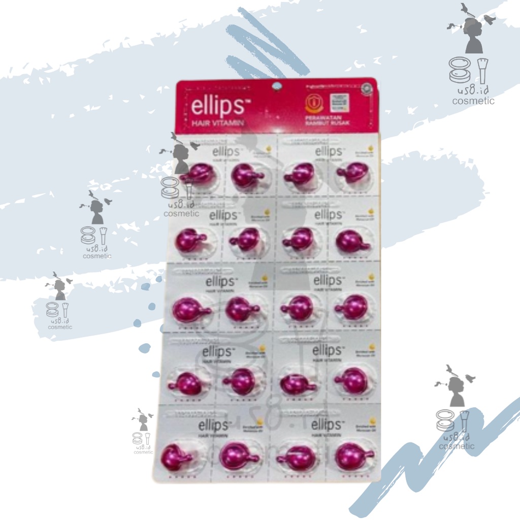 Jual Ellips Hair Vitamin / Nutrisi / Treatment / Rambut / KINO / Elips ...