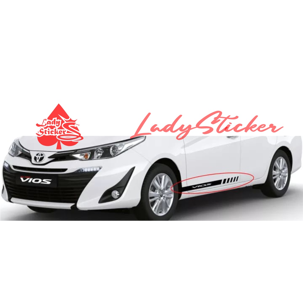 Jual STICKER STIKER VIOS CUTTING STICKER MOBL TOYOTA VIOS MINIMALIS ...
