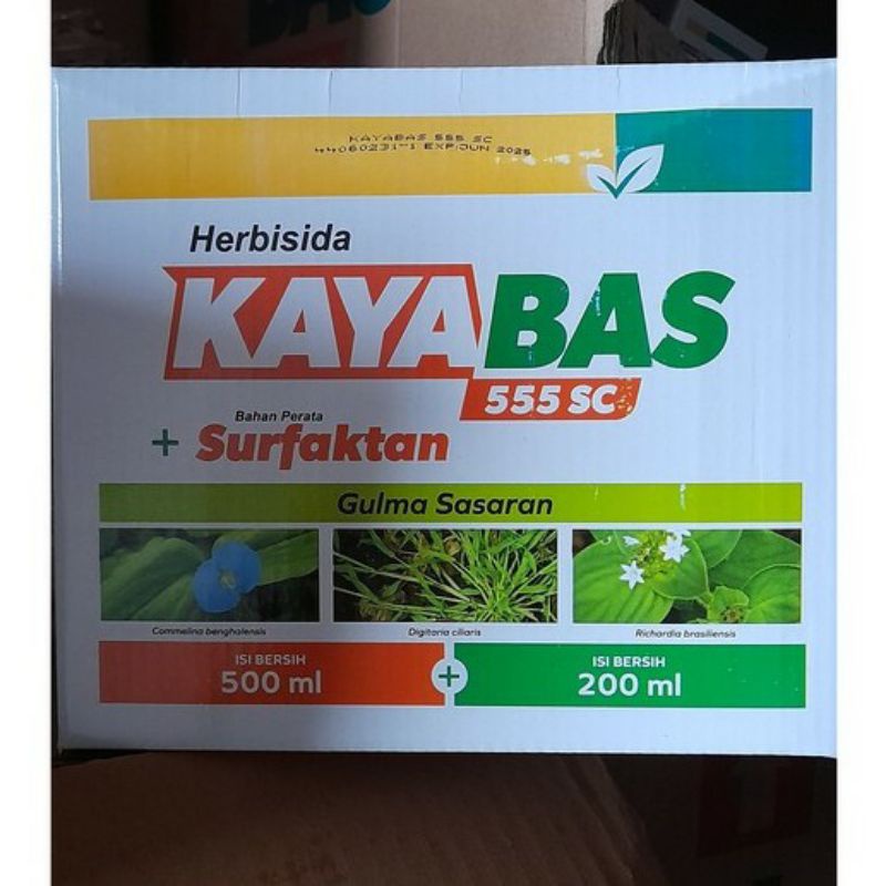 Jual KAYABAS 555SC 500ml Herbisida Pembasmi Rumput Selektif Tanaman ...