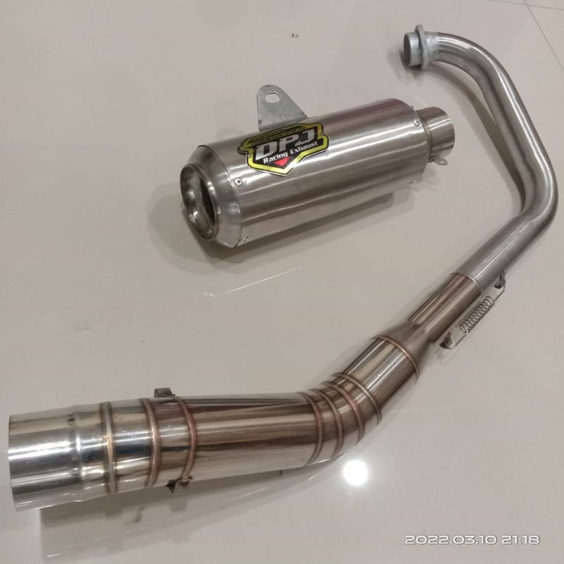 Jual knalpot DPJ gp1 sarangan 1/4 satria Fu Sonic Verza MX MP gl Tiger ...