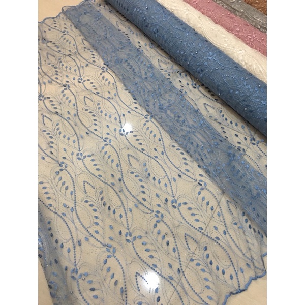 Jual Kain Brokat Tile Mutiara Mahogany warna rose gold | Shopee Indonesia