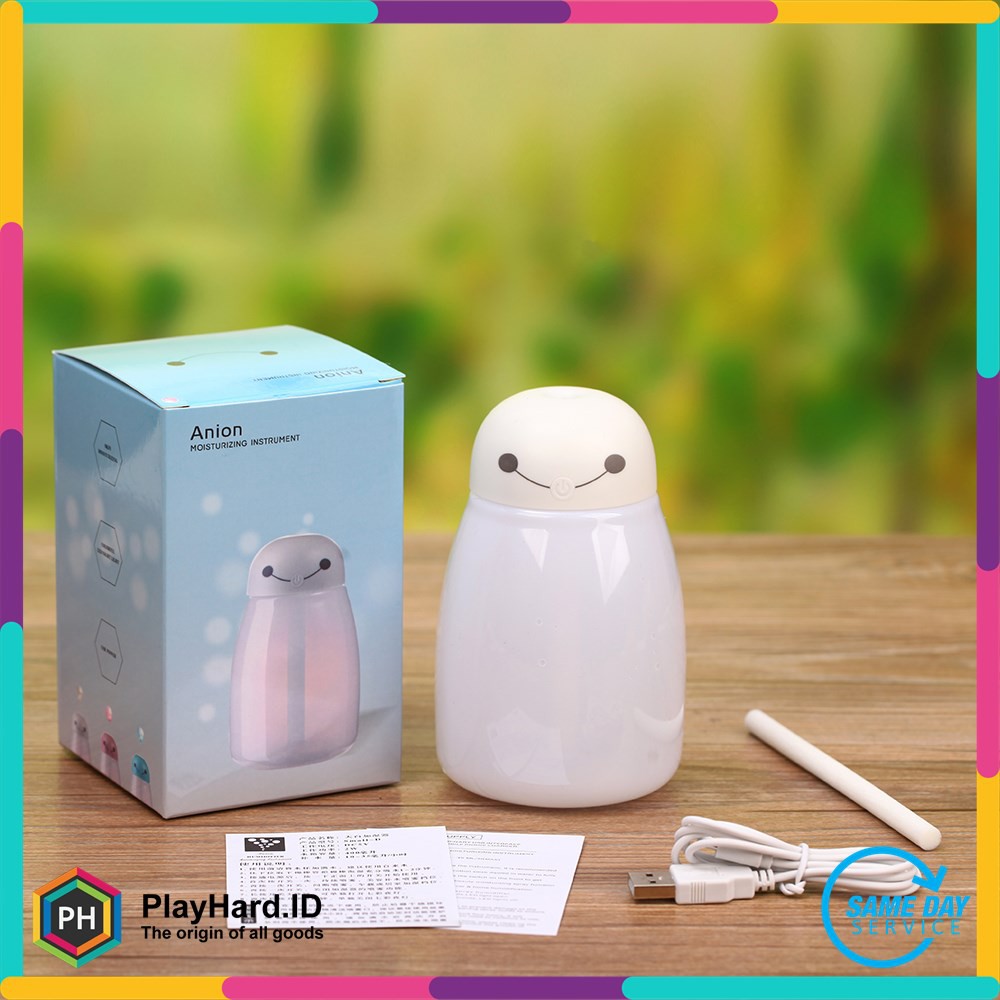 Jual Baymax Mini LED RGB Humidifier USB 400ml | Shopee Indonesia