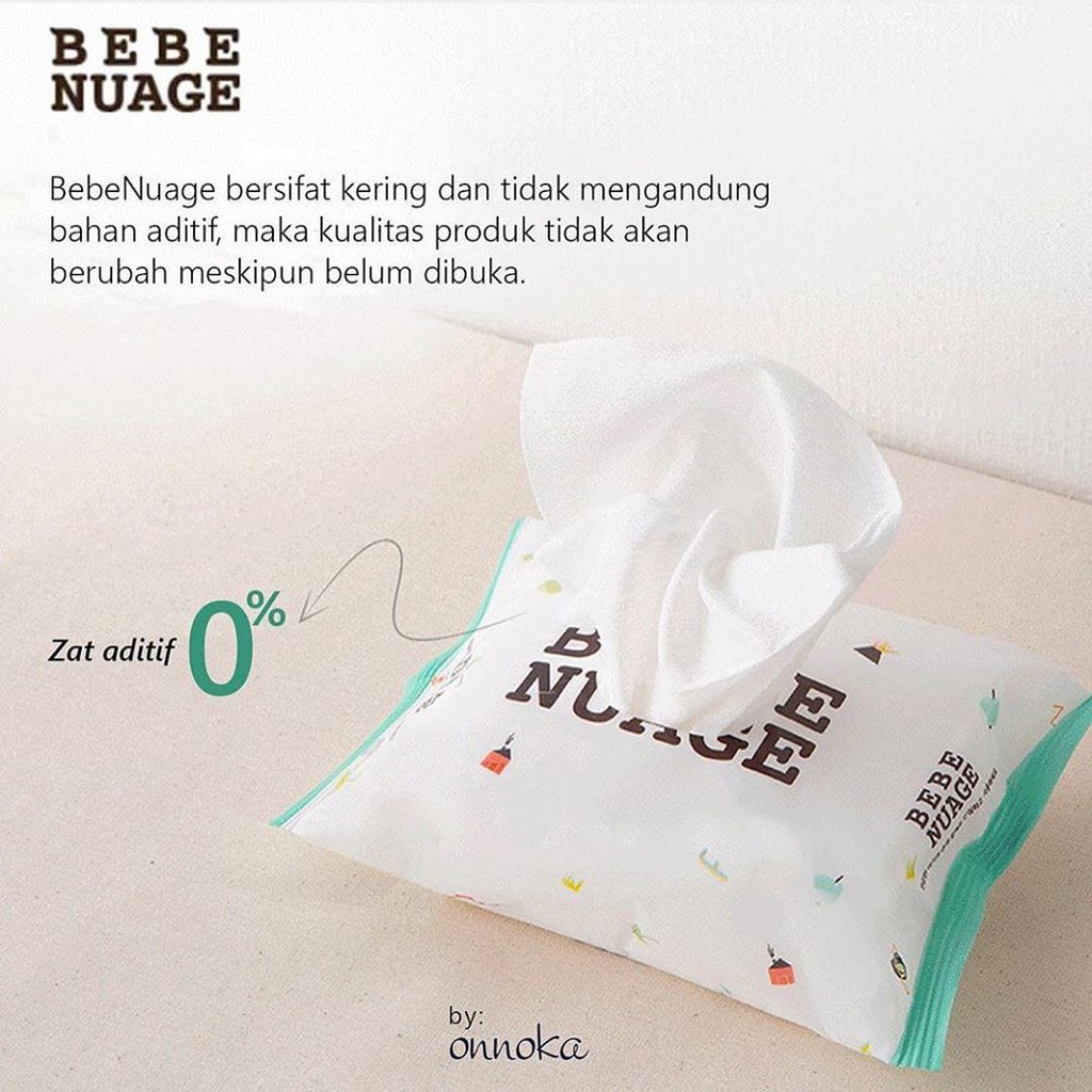 Jual onnoka bebe nuage dry tissue buy/ tissue/ tisu / tissue basah / wet tissue / onnoka / bebe ...
