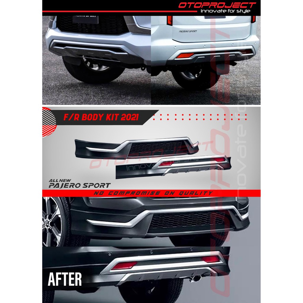 Jual BodyKit Body Kit Depan & Belakang Ori Design Mobil All New Pajero ...