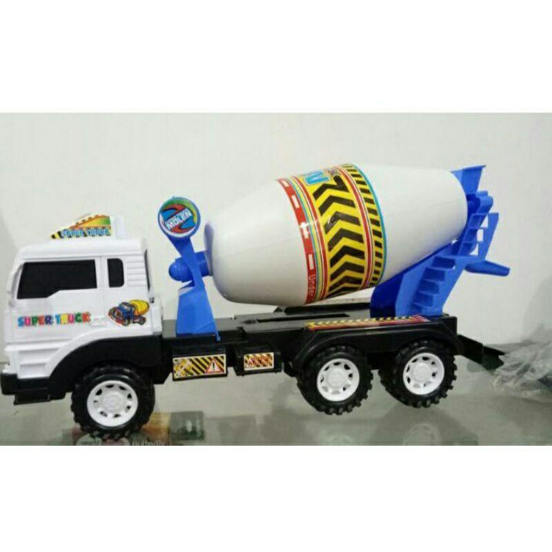 Jual TRUCK MOLEN BESAR PANJANG 40CM-MAINAN ANAK MOBIL BANGUNAN MOLEN ...