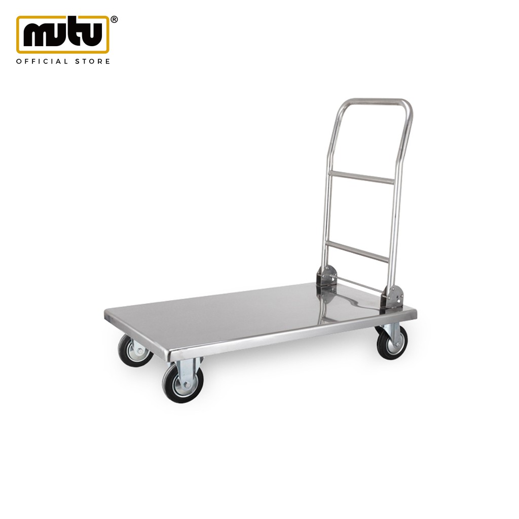 Jual Troli Lipat Stainless Trolley Handtruck Dorong Pengangkut Barang ...