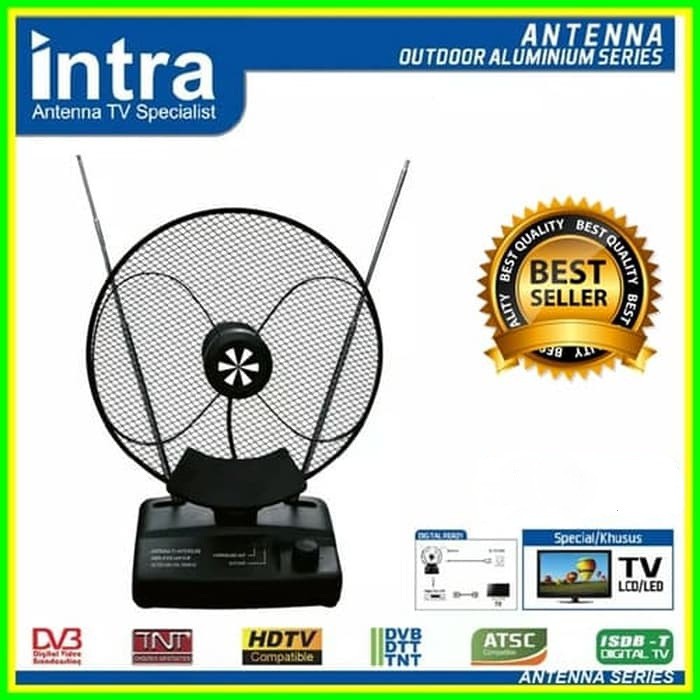 Jual Antena Tv Digital Indoor INT 002 antena dalam tv int-002 | Shopee ...