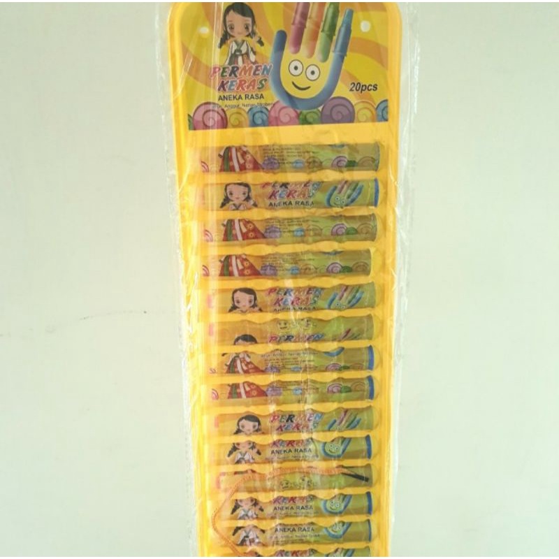Jual Permen Cemilan Snack Jari Tangan Renteng Gantung (isi 20 pcs ...