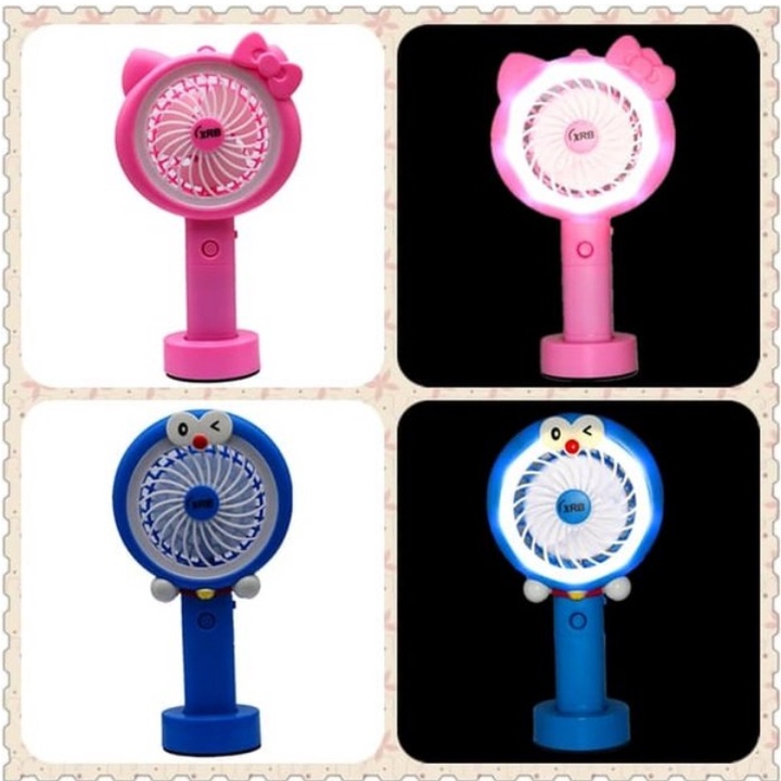Jual MINI FAN KARAKTER CARTOON [ ADORABLE LED LIGHT ] | Shopee Indonesia