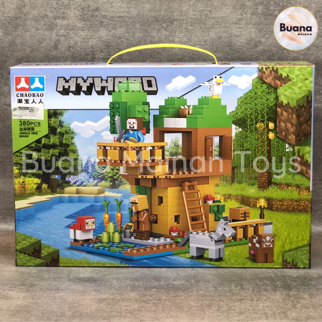 Jual BRICKS CHAOBAO MY WORLD TREE HOUSE 7130 EDUKASI ANAK BRICK ...
