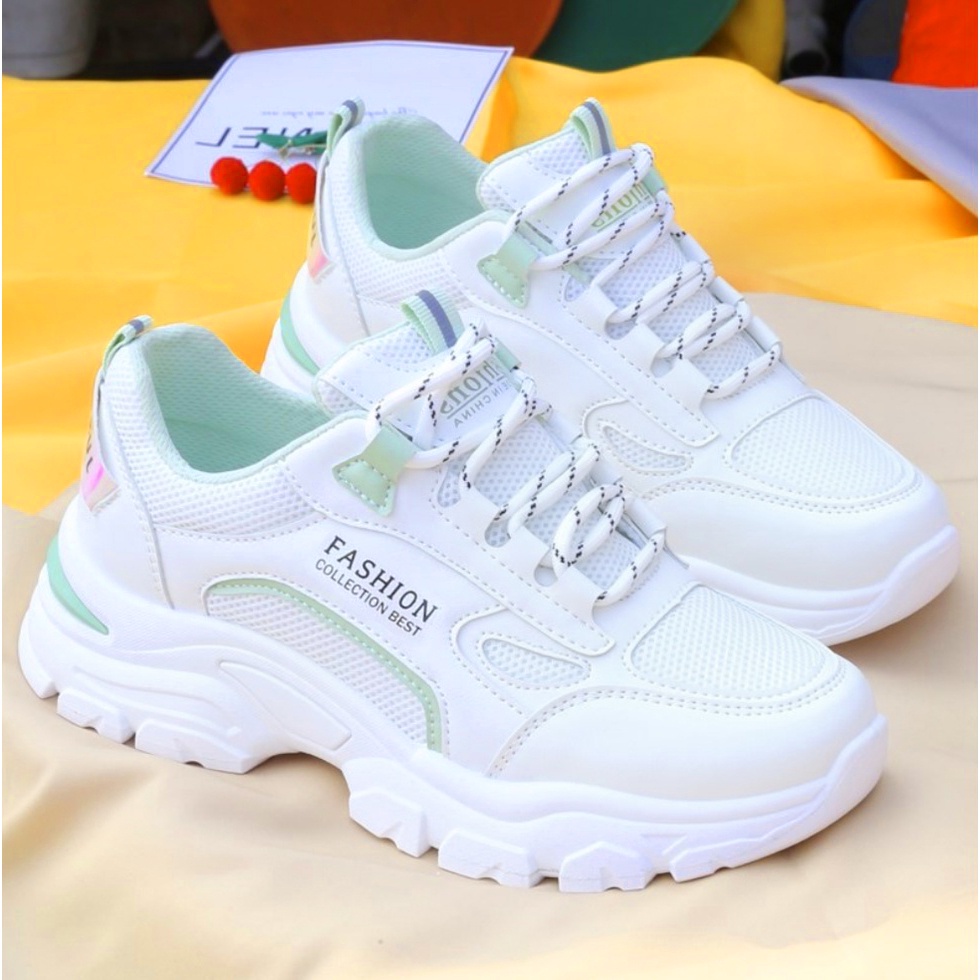 Jual Sepatu wanita sepatu sneakers wanita korea wanwoo | Shopee Indonesia