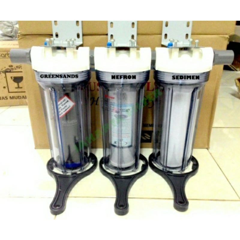 Jual Paket Filter Air SIAP PAKAI"CLEAR"(AIR ZAT BESI TINGGI) | Shopee ...