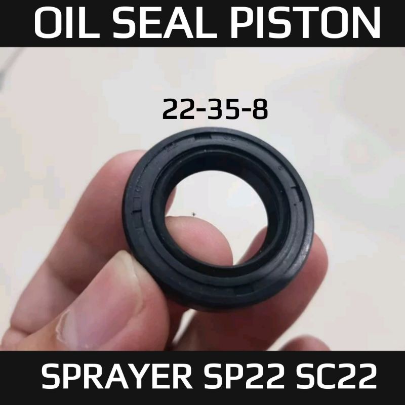 Jual 22 35 8 Oil seal piston pompa power sprayer doorsmeer steam SP22 ...