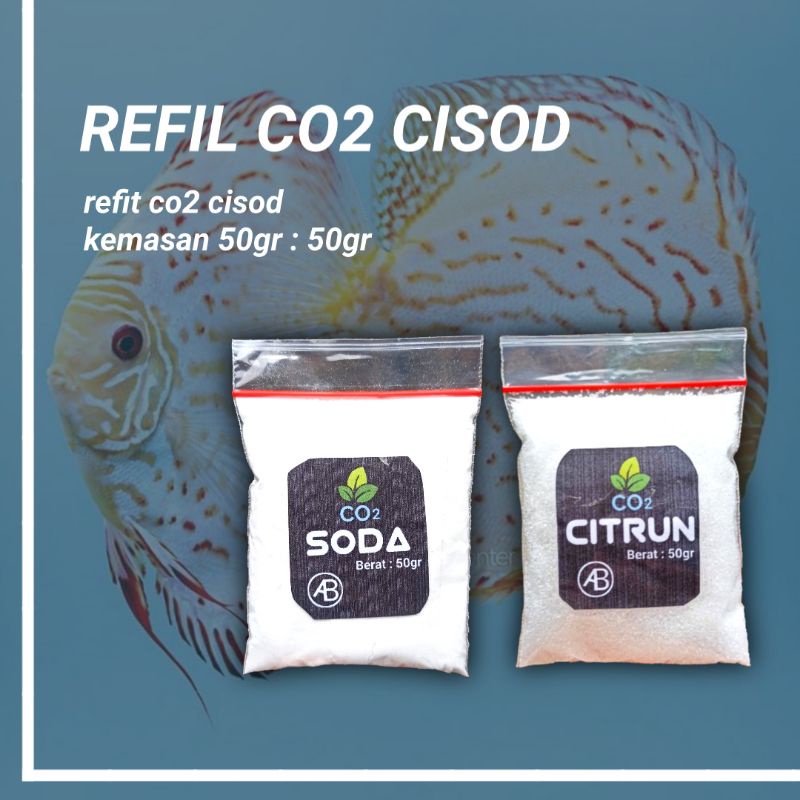 Jual REFIL CO2 CISOD AQUASCAPE CITRUN SODA 100 GR (50+50gr) | Shopee ...