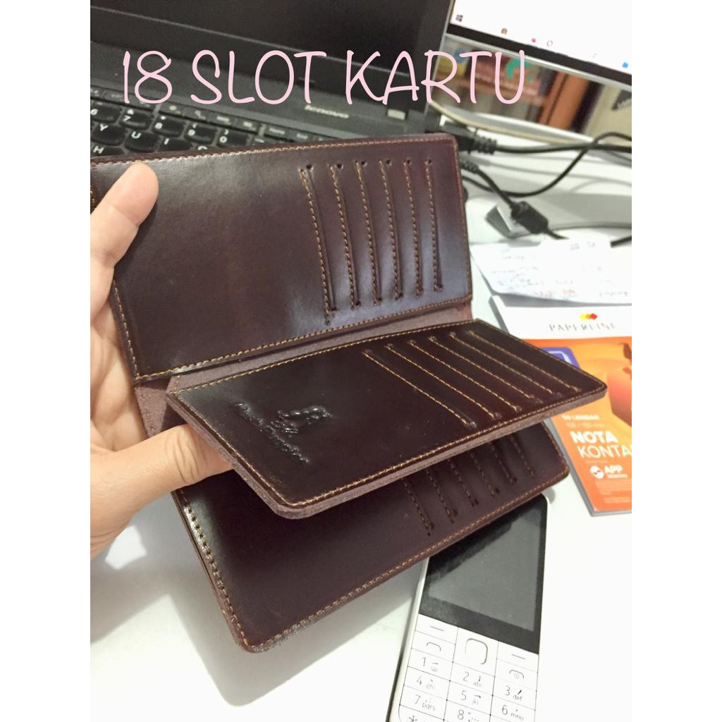 Jual DOmpet Panjang kulit asli FUll kulit Merk hush puppies | Shopee ...
