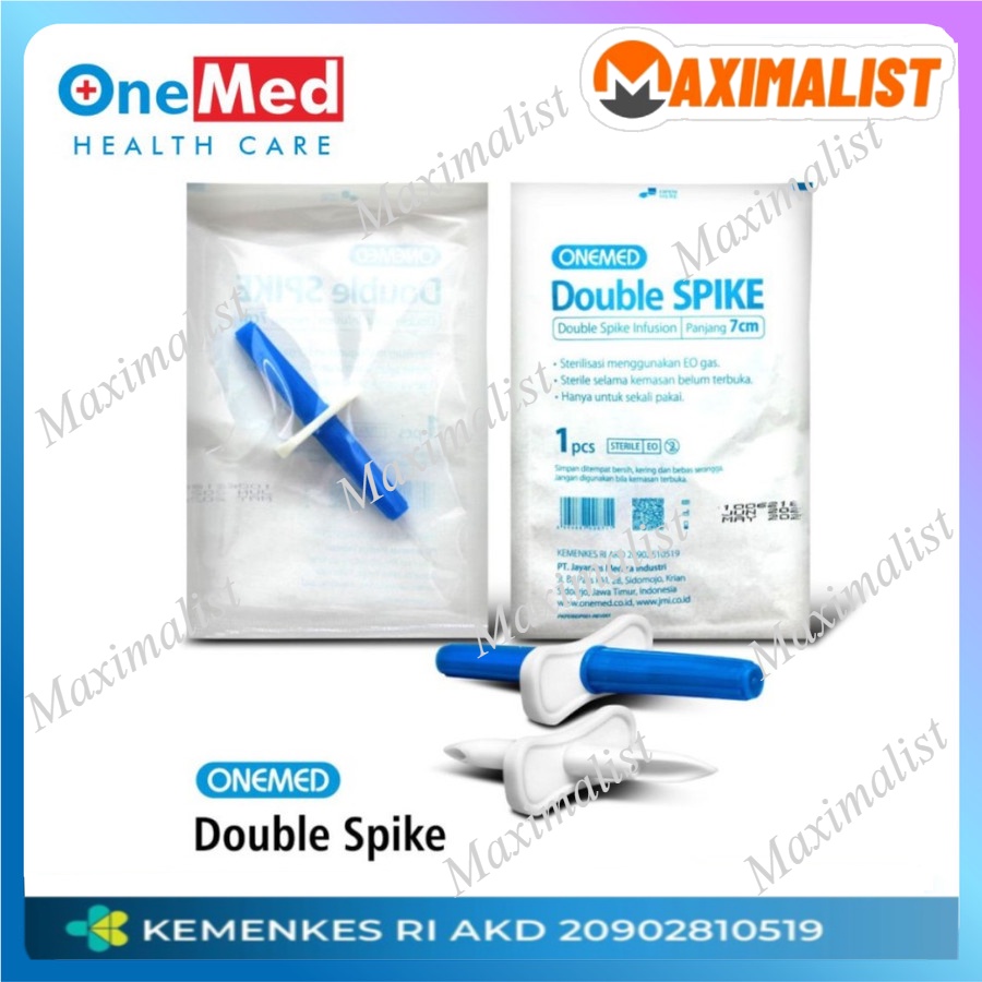 Jual Eceran - Double Spike Infusion ONEMED - Alat Penusuk Botol Cairan ...