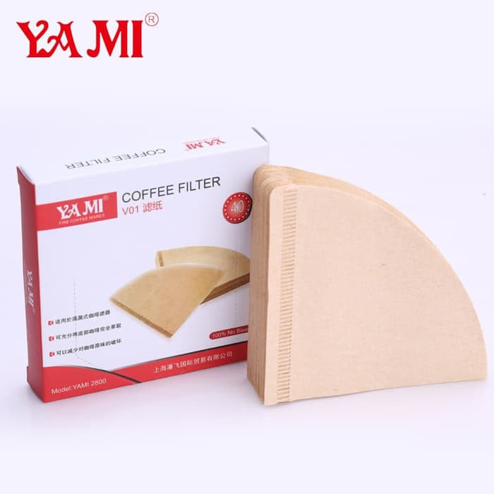 Jual YAMI Coffee filter paper V02 V60 YM-2801 | Shopee Indonesia