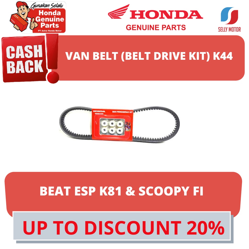 Jual Van Belt (Belt Drive Kit) – BeAT eSP K81 & Scoopy FI 23100K44BA0 ...